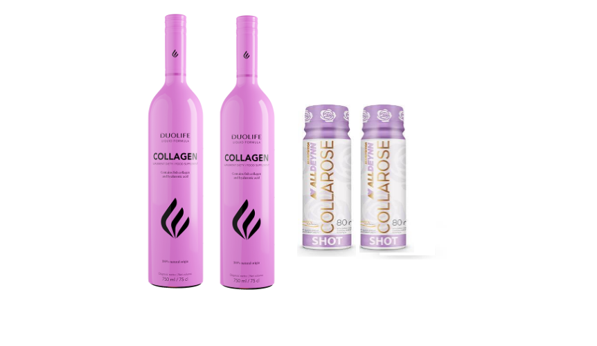 DuoLife kollagen Mega zestaw– Naturalny Colagen Premium na Skórę, Włosy ...